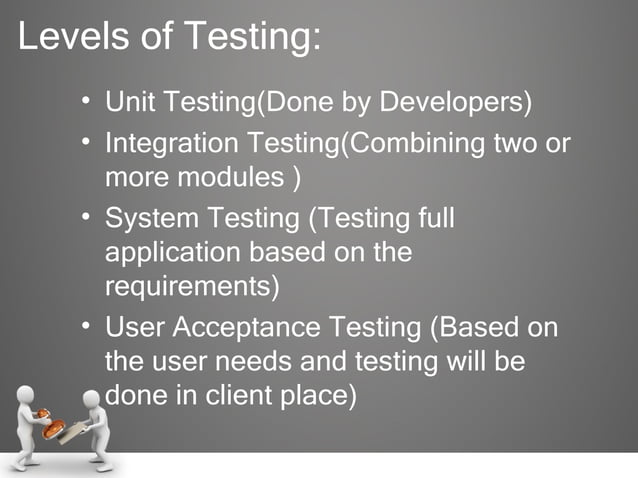 Testing concepts ppt | PPT