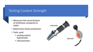 Testing coolant strength | PPT