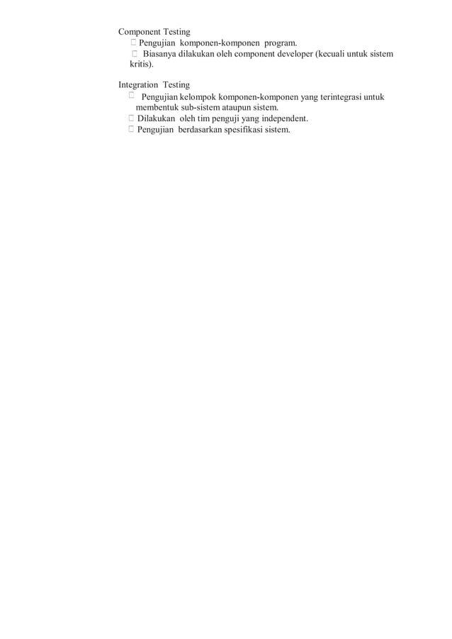 Testing dan implementasi(1) | PDF