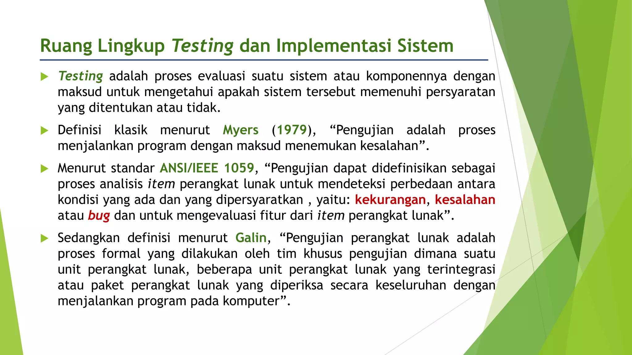 Testing dan IS Pertemuan 1 - Pendahuluan.pdf