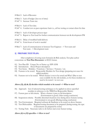 Testing documents | PDF