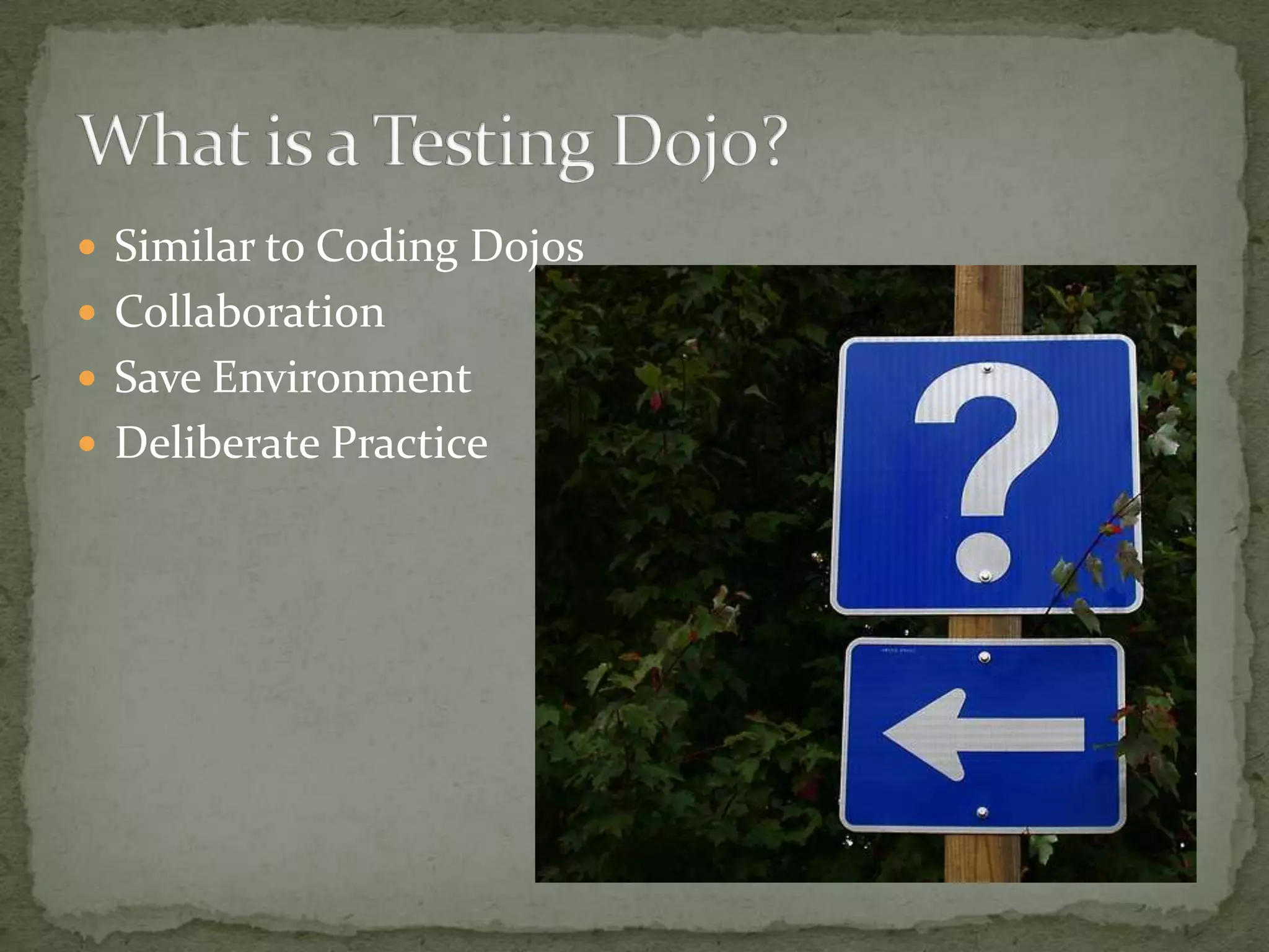 Testing Dojos | PPTX
