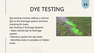 Overview on Testing Drainage Pipes for Leakage | PPTX