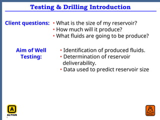 Testing___Drilling_Introduction PLK MIgas Malang | PPT
