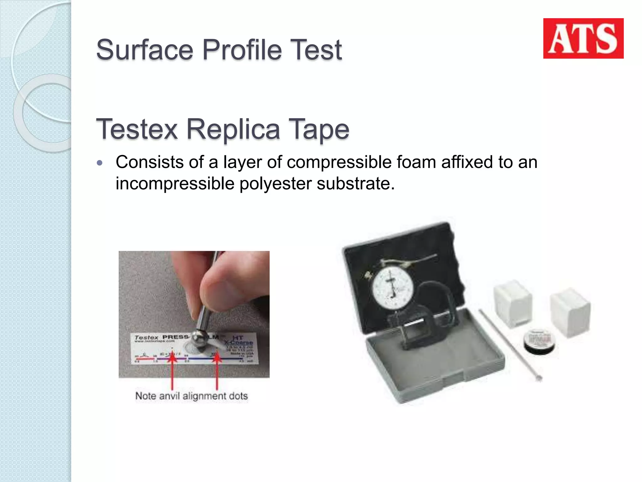 Testing equipments used in thermal spraying aluminium coating | PPTX