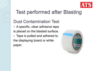 Testing equipments used in thermal spraying aluminium coating | PPTX