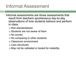 Language Assessment Types | PPTX