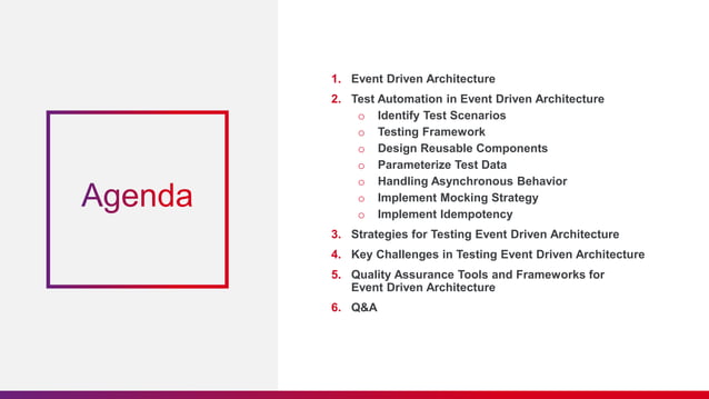 Testing Event Driven Architecture Presentation Ppt