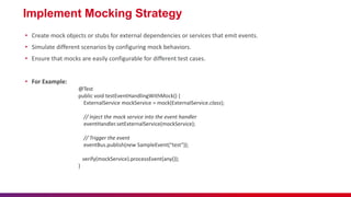 Testing Event Driven Architecture Presentation | PPTX | Web Development ...