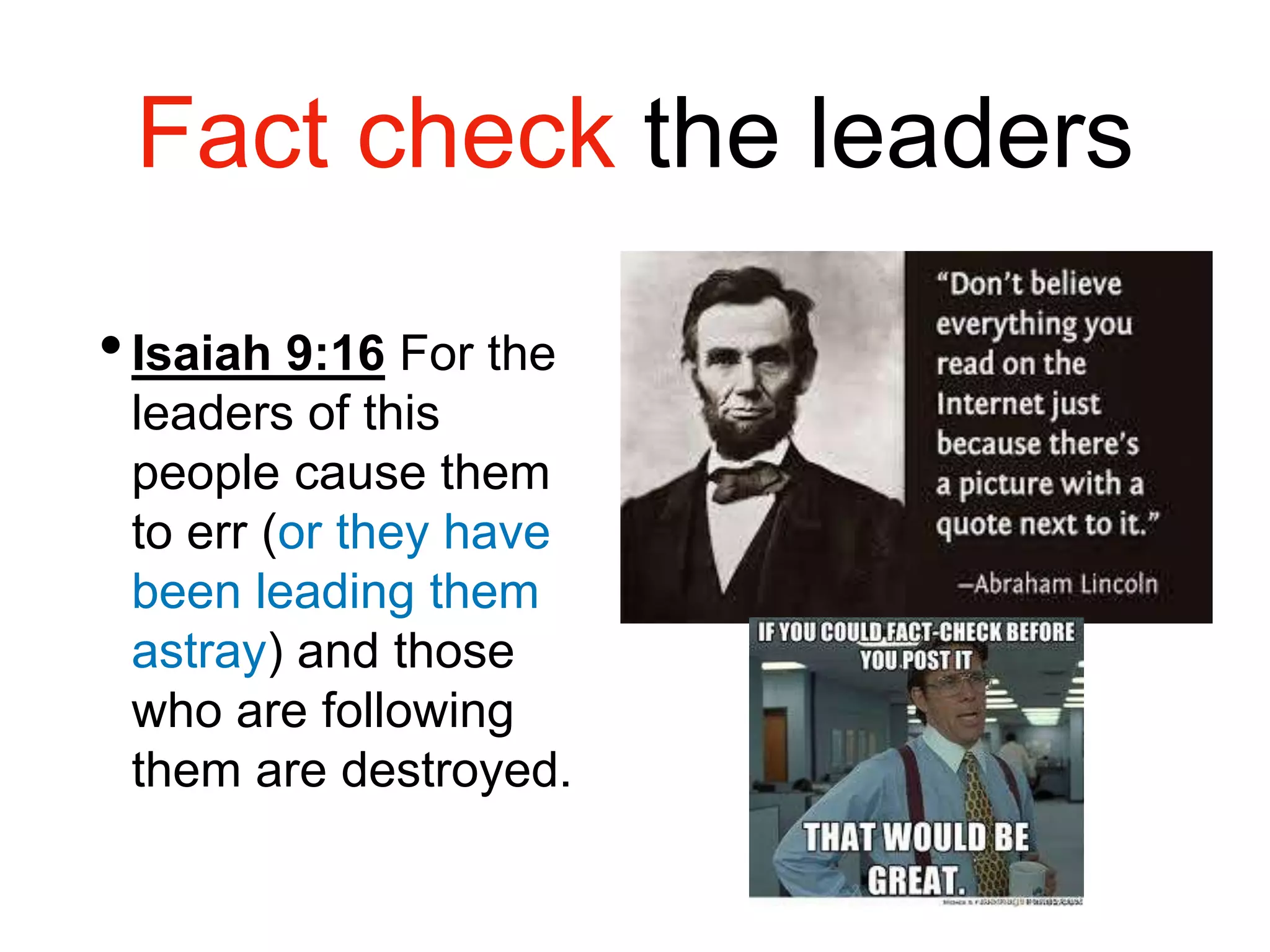 Testing Every Spirit (1 John 4:1) | PPT