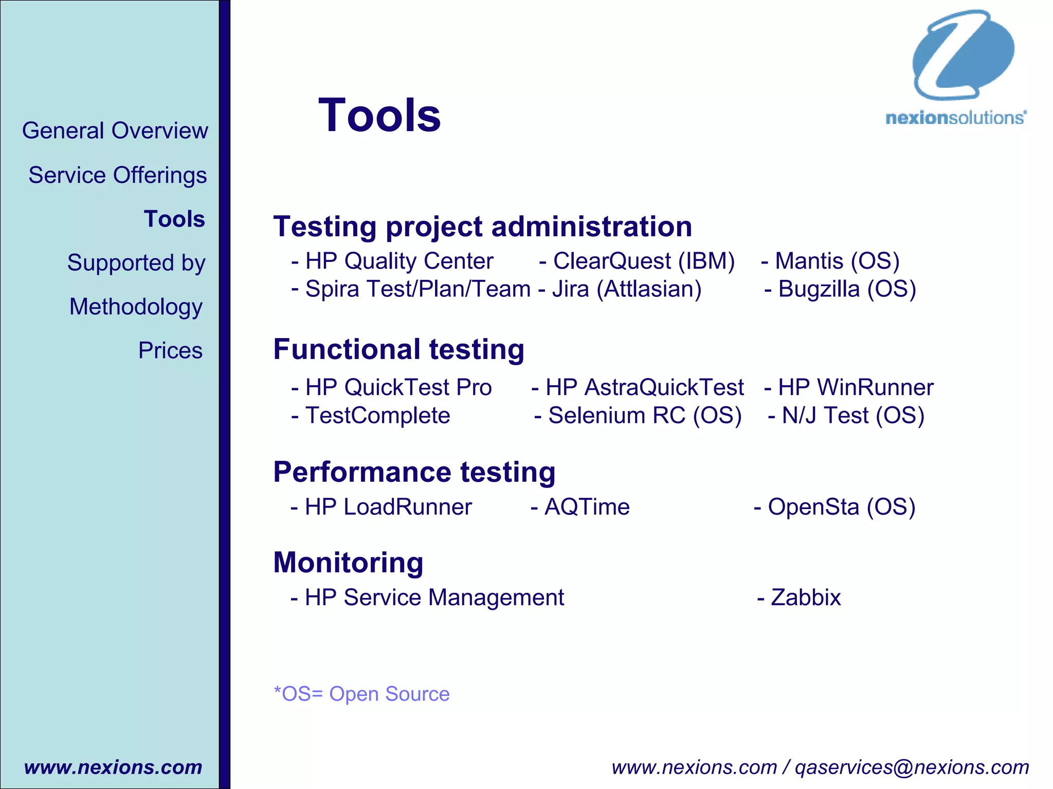 Testing Factory Nexion En | PPT