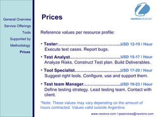 Testing Factory Nexion En | PPT