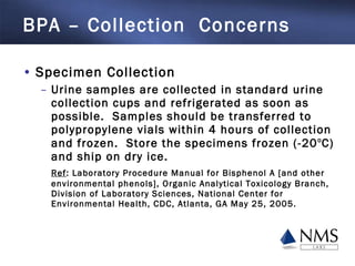 Testing for BPA and other EDCs | PPT