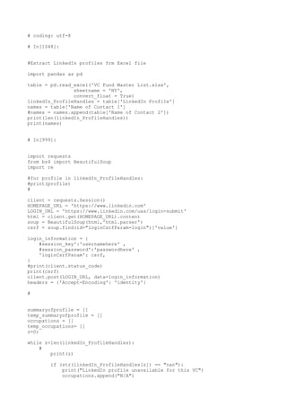 LinkedIn profile Public information Scraper | TXT
