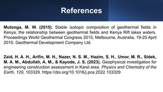 Geophysical Methods for foundations - Case studie | PPTX
