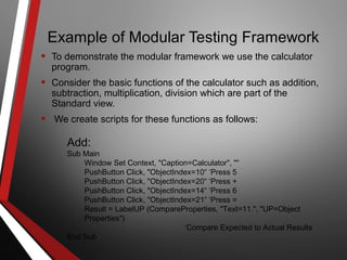 Testing Frameworks | PPT