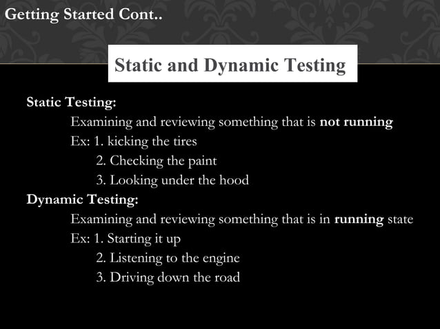 Testing fundamental stqa | PPT