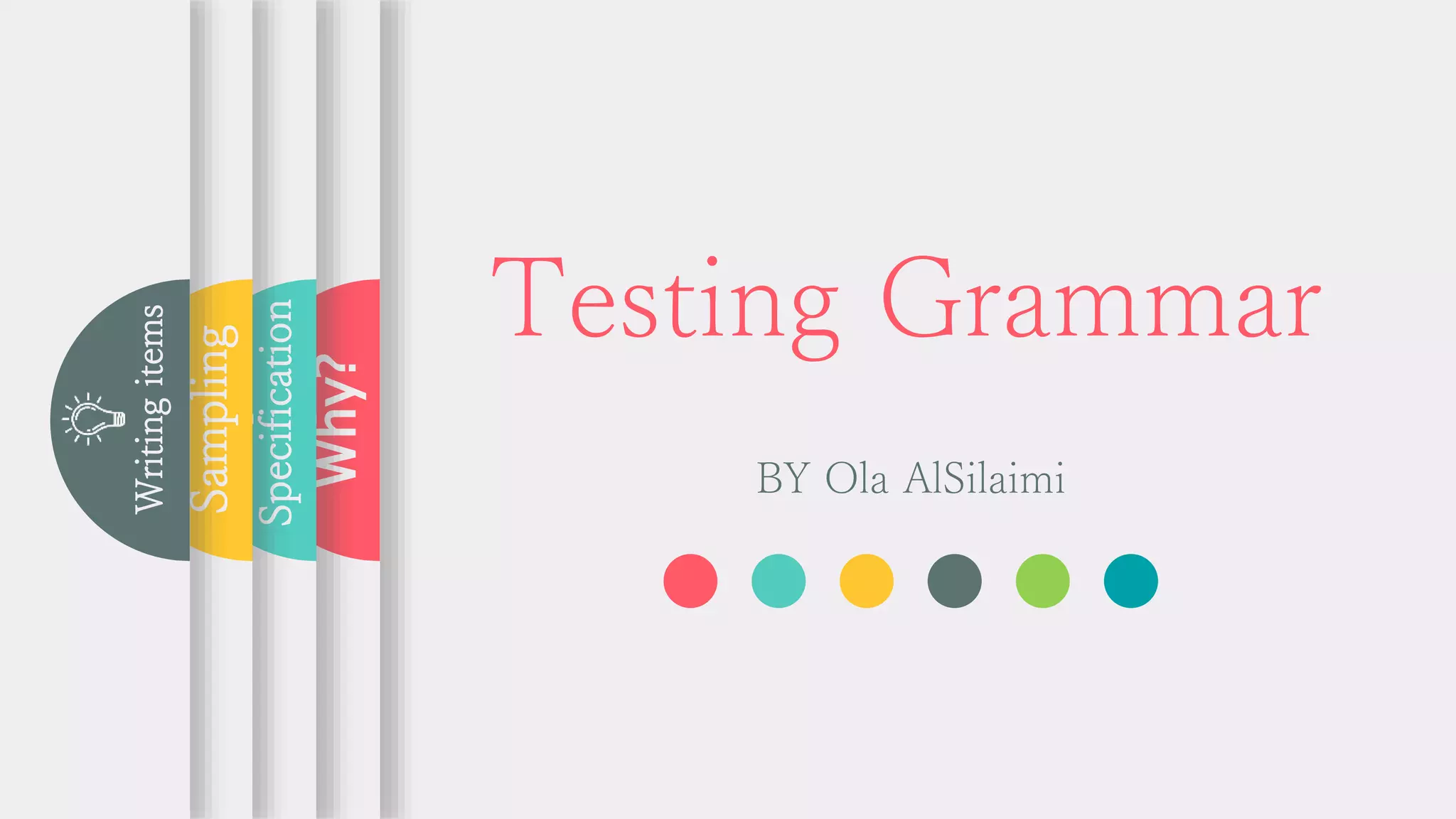Testing grammar | PPTX