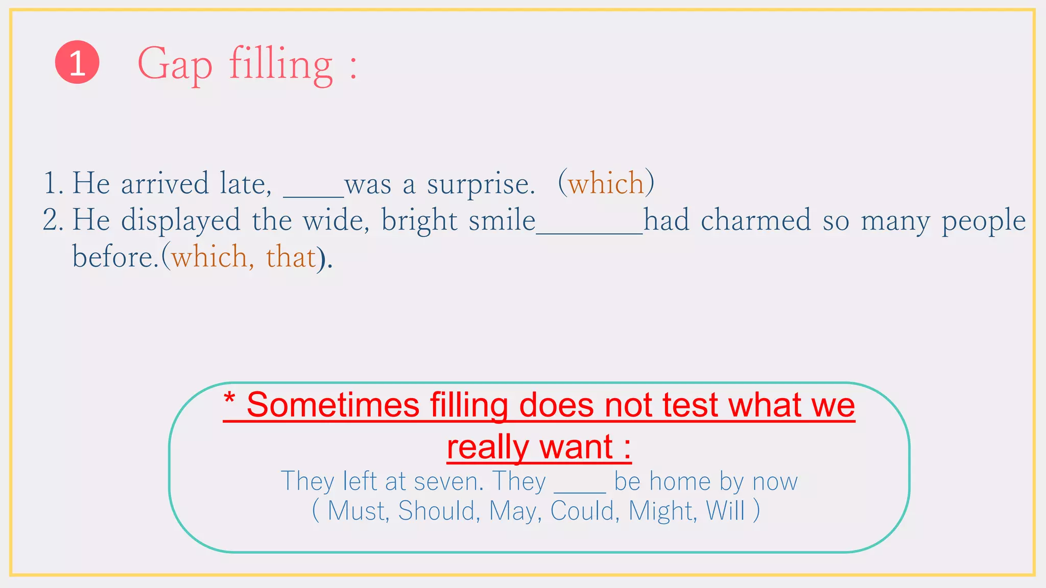Testing grammar | PPTX