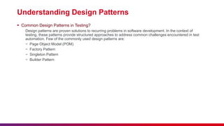 Testing Harmony Design Patterns & Anti-Patterns Unveiled | PPT