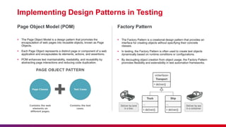 Testing Harmony Design Patterns & Anti-Patterns Unveiled | PPT