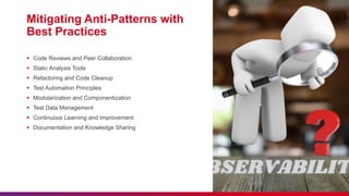 Testing Harmony Design Patterns & Anti-Patterns Unveiled | PPT