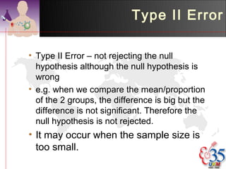 Testing Hypothesis | PPT
