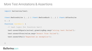 Testing in Ballerina Language | PDF