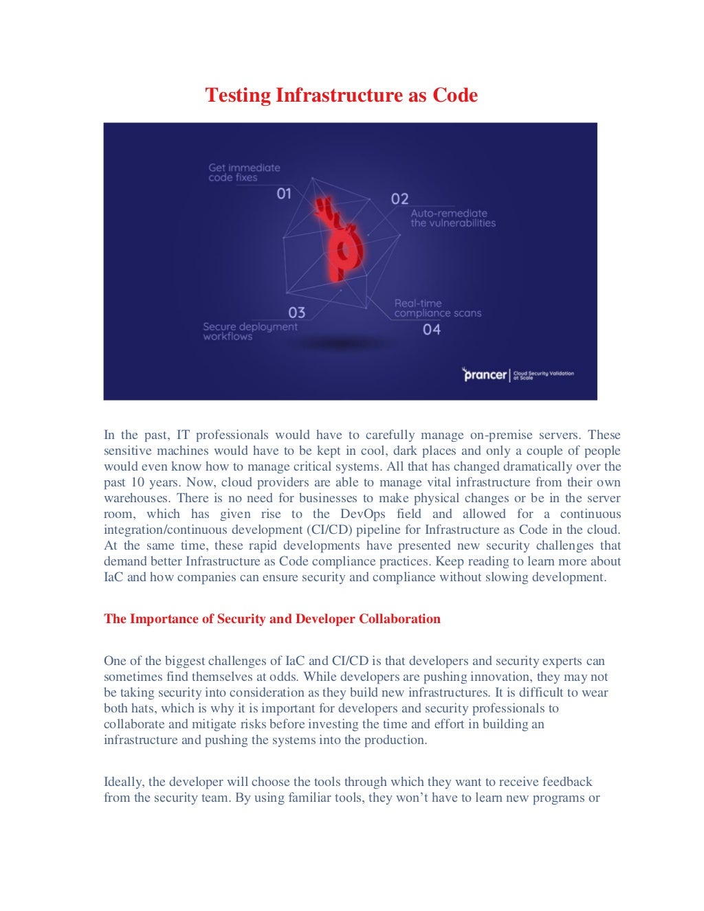 Infrastructure as Code | PDF