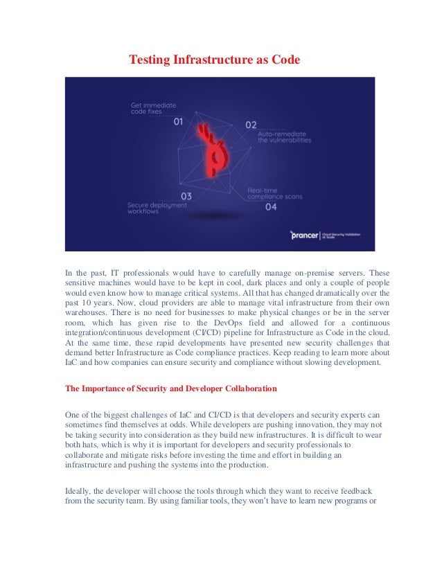 Infrastructure as Code | PDF