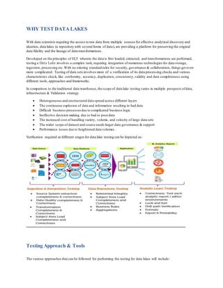 Testing insights from data lakes | DOCX