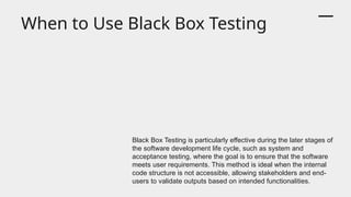 Testing in Software Engineering and its types.pptx