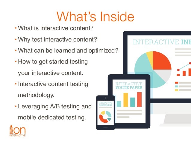 Testing Interactive Content