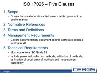 Testing Laboratory Practices and ISO 17025 | PDF