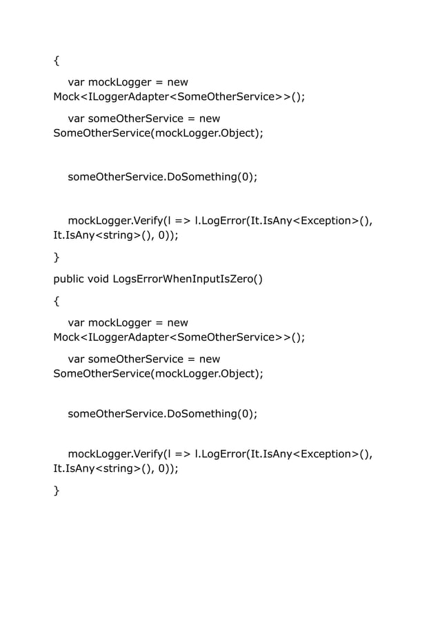 Testing Logging In Asp Dot Net Core Pdf