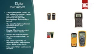 TESTING & MEASURING INSTRUMENTS by Meco | PPTX