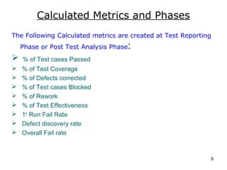 Testing Metrics | PPT