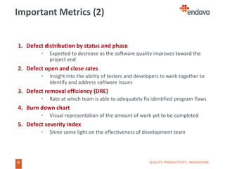 Testing Metrics and why Managers like them | PDF