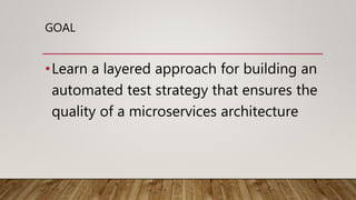 Testing microservices | PPT
