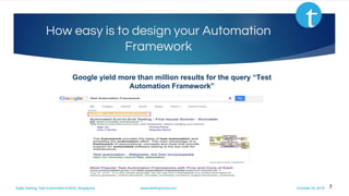 Test Automation Frameworks: Assumptions, Concepts & Tools | PPTX