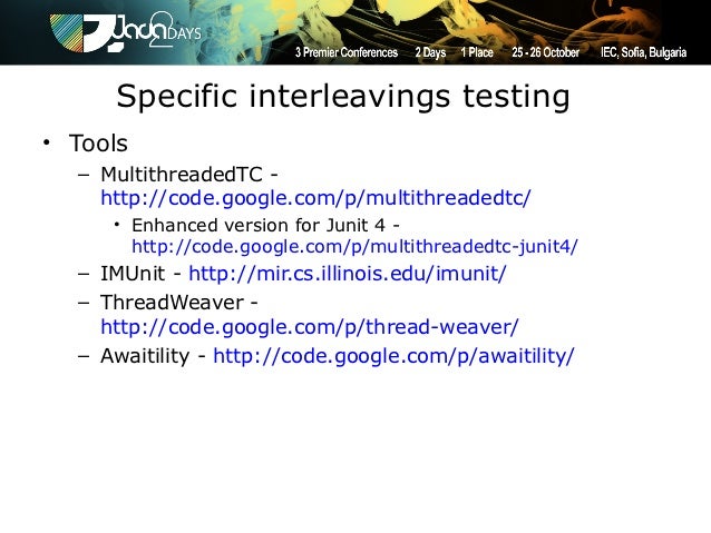 Testing Multithreaded Java Applications For Synchronization Problems