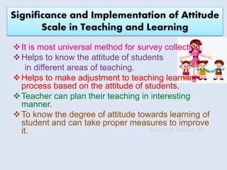 Testing of Attitude, Aptitude and Interest | PPTX