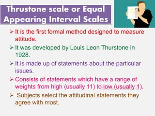 Testing of Attitude, Aptitude and Interest | PPTX