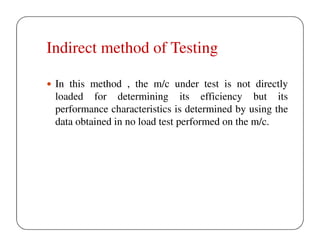 Testing of dc machines_I | PDF