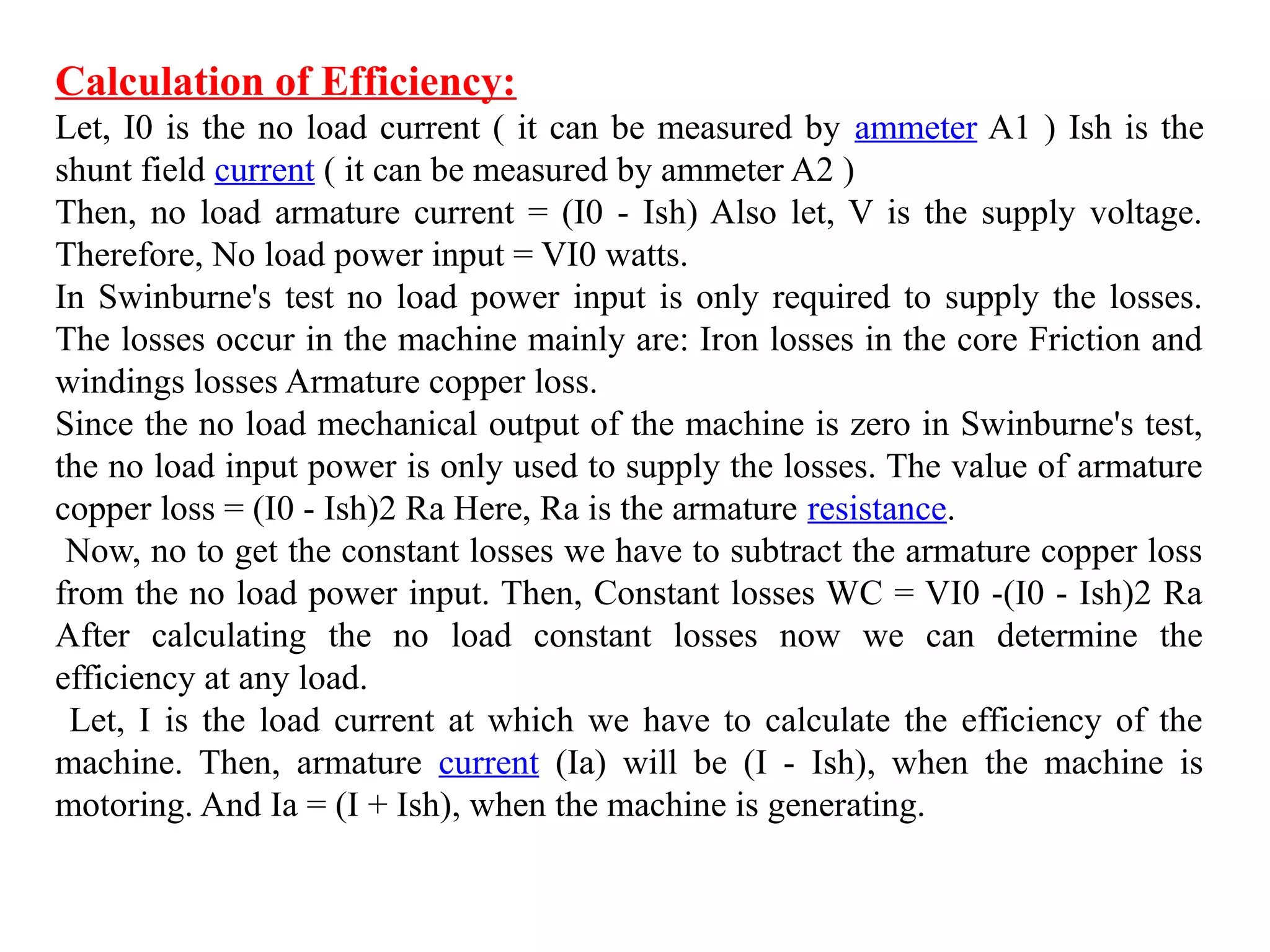 Testing of dc motor | PPT