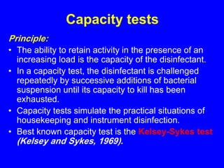 Testing of disinfectants | PDF