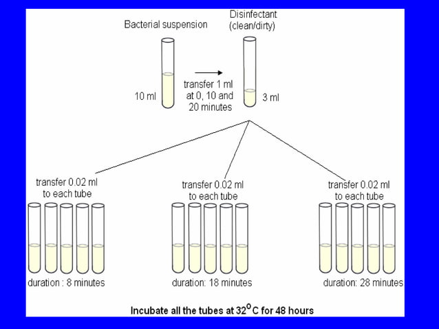 Testing of disinfectants | PDF