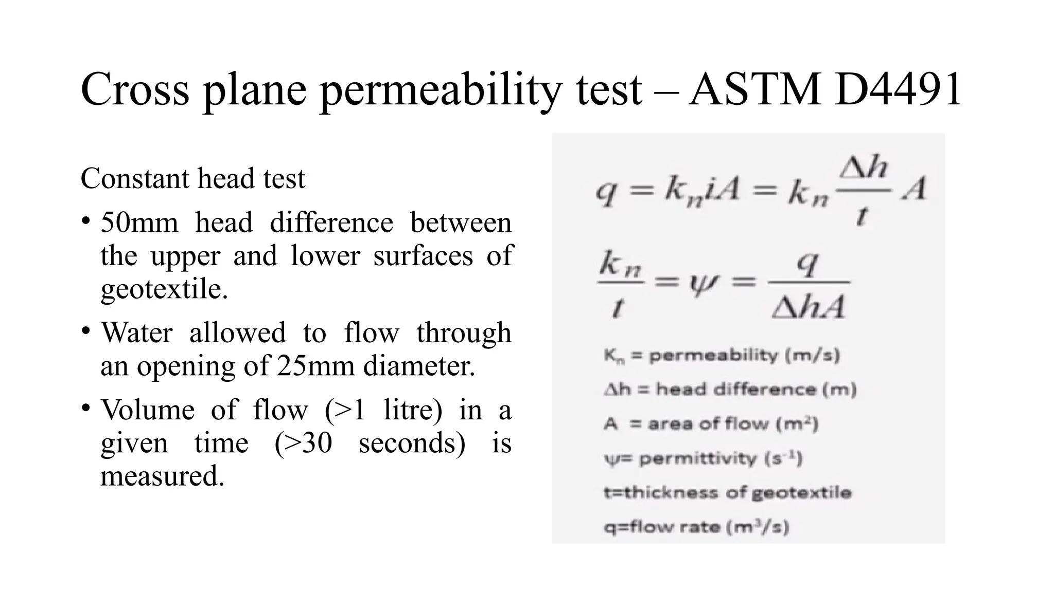Testing of Geosynthetics used in Reinforced Earth | PPTX