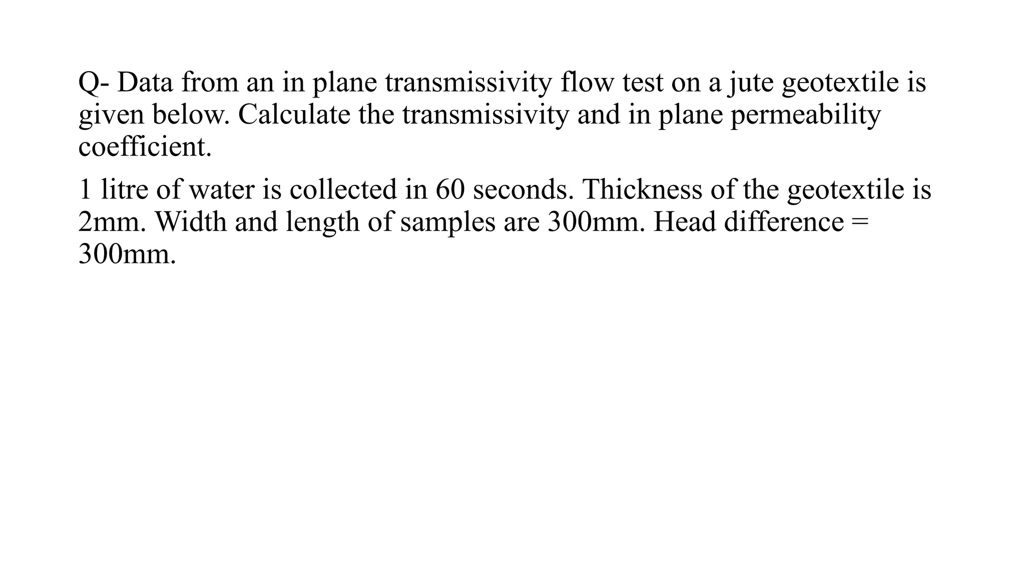 Testing of Geosynthetics used in Reinforced Earth | PPTX