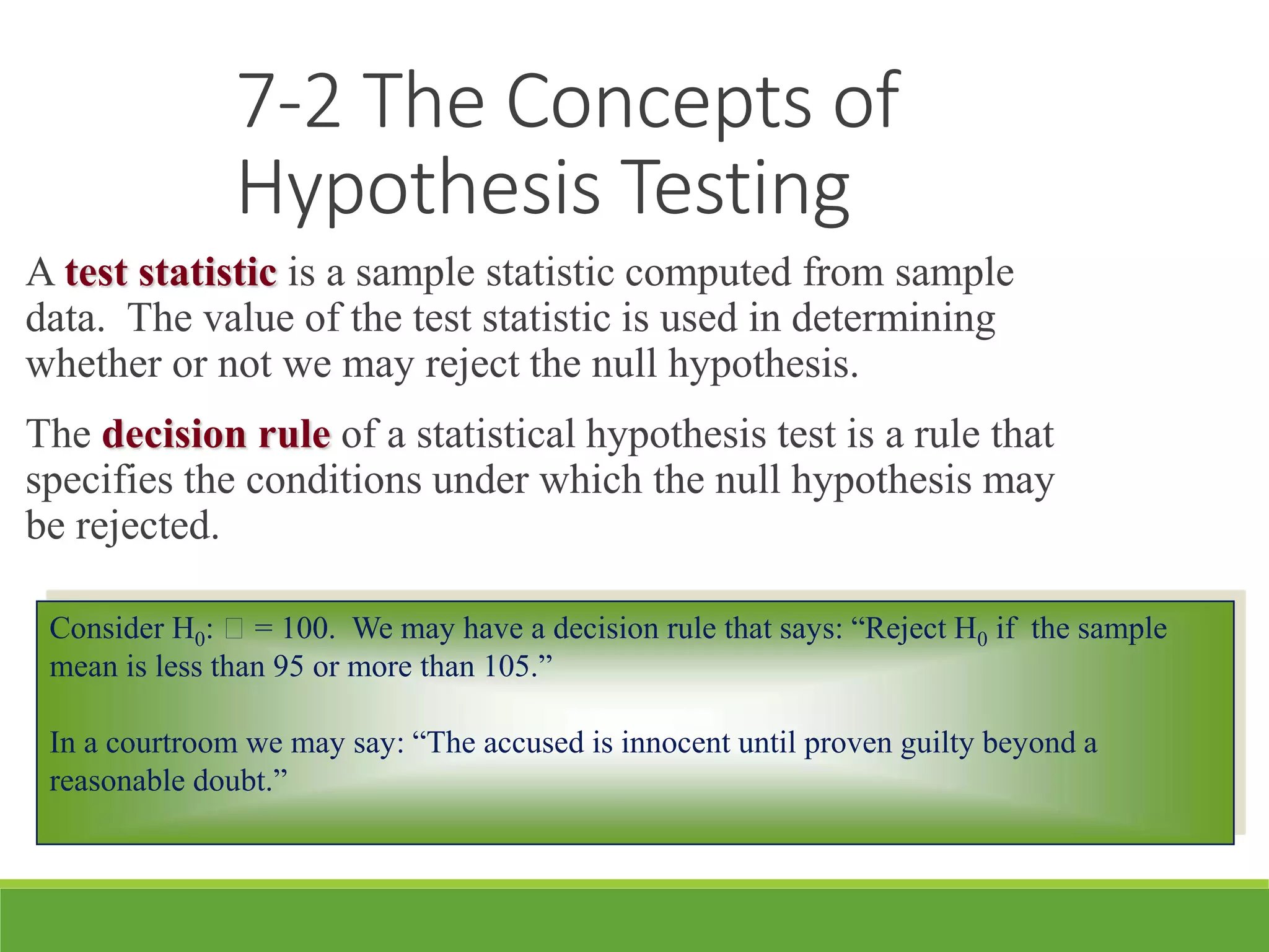 Testing of hypotheses | PPTX